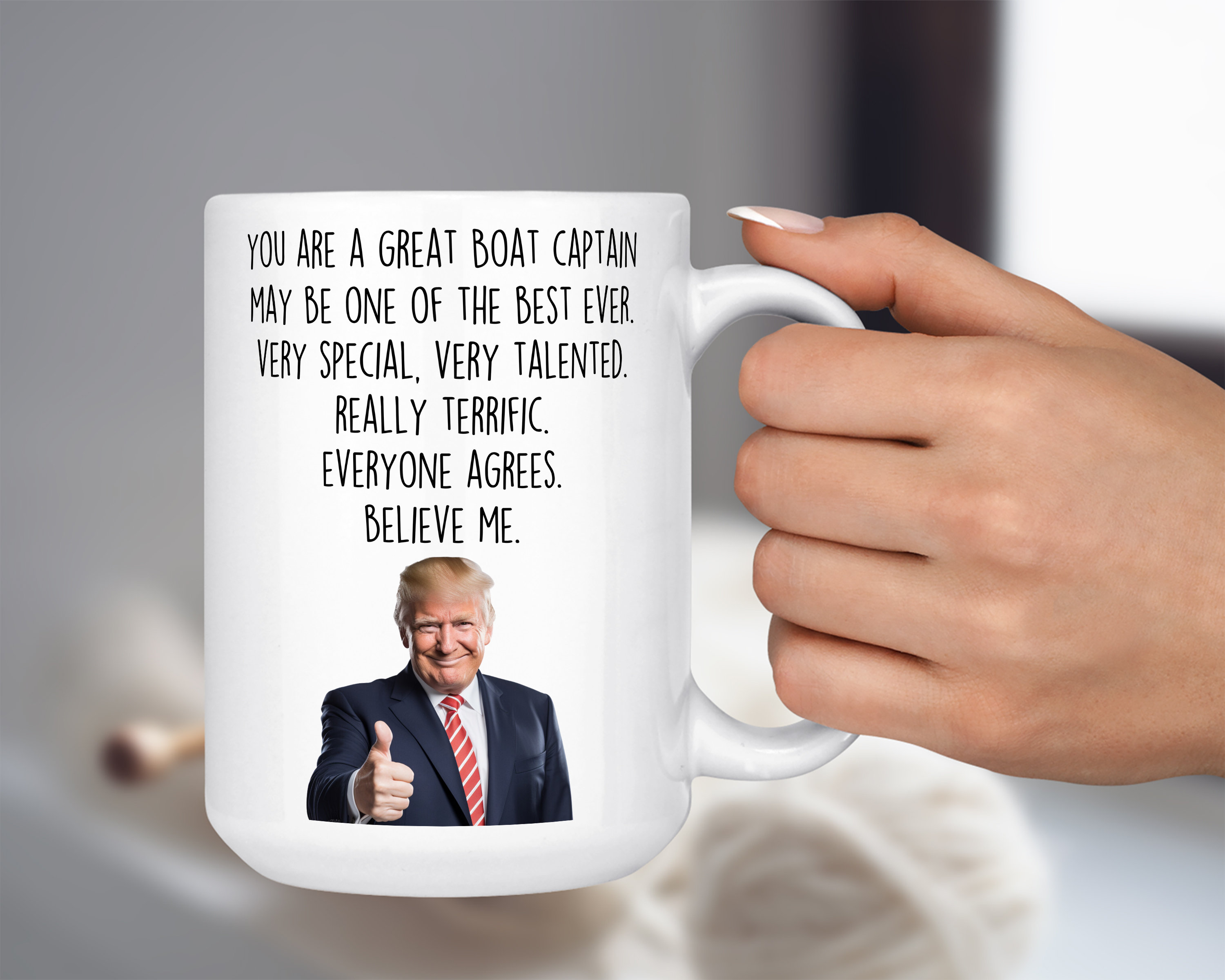 Boat Captain Mug, Funny Boat Captain Gift, Boat Captain Gift Idea ...