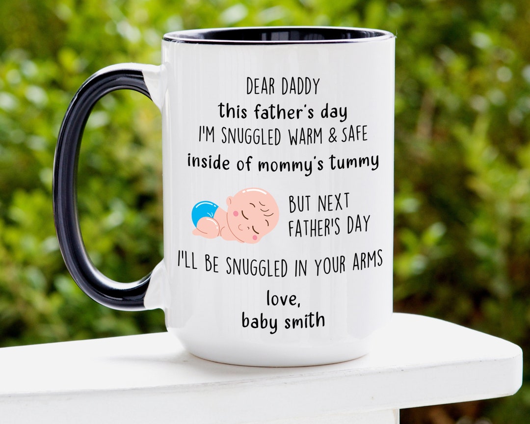 Unique Fathers Day Gift, Dad to Be Gift From Baby, New Father Mug Gift ...