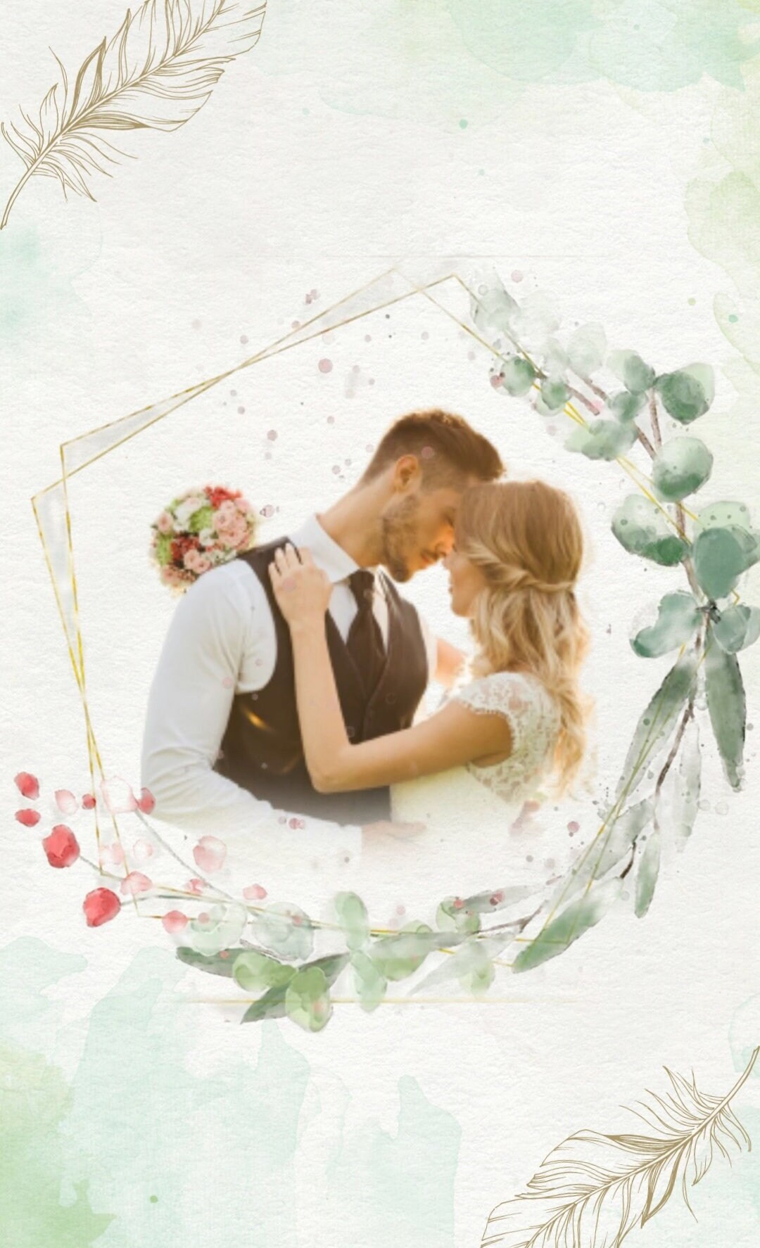 Digital Wedding Invitation Video With Rsvp-animated Digital Wedding ...