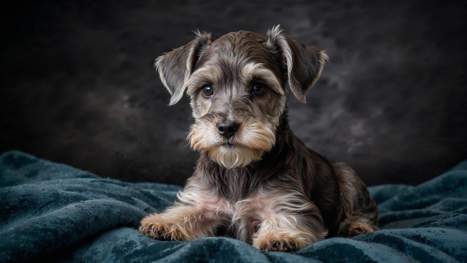 Photo-realistic Miniature Schnauzer Portrait Painting, - Etsy