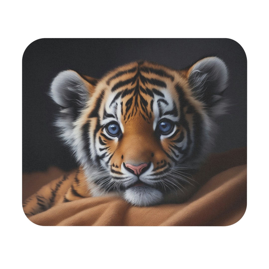 Hyper-realistic Tiger Mouse Pad - Adorable and Functional Desk ...