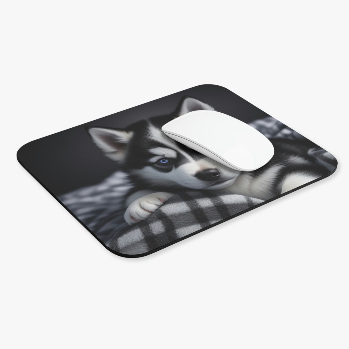 Hyper-realistic Siberian Husky Puppy Mouse Pad - Adorable and ...