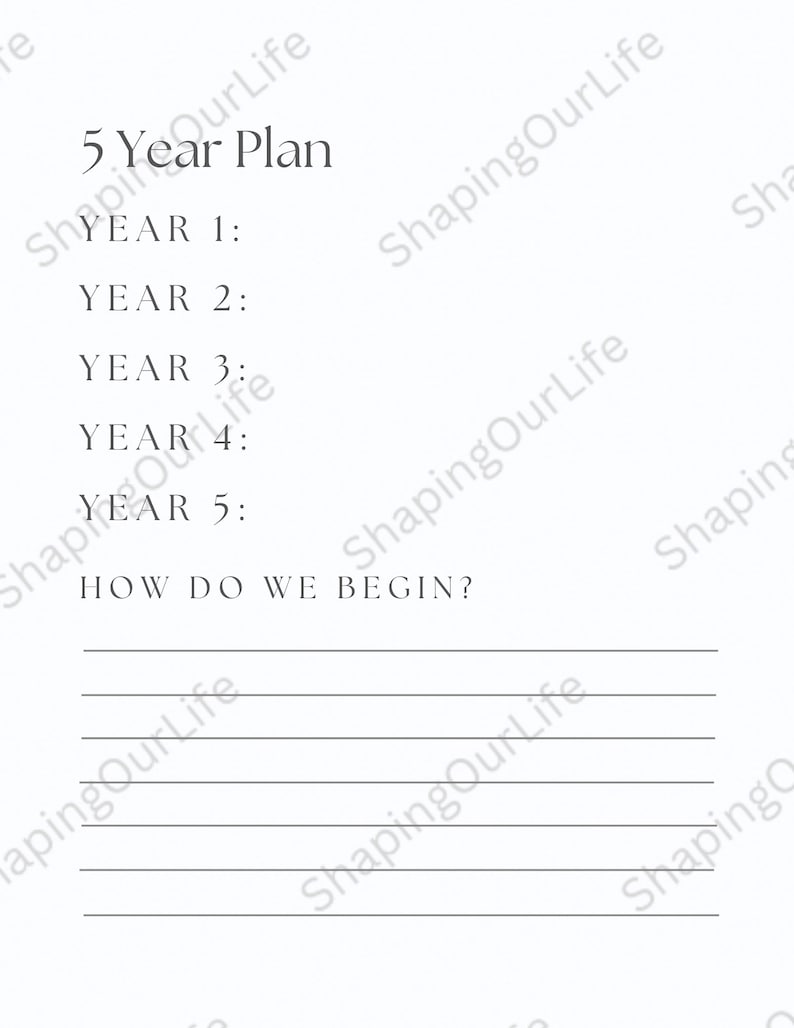 Weekly Check-in - Couple's Meeting Workbook Printable - Etsy