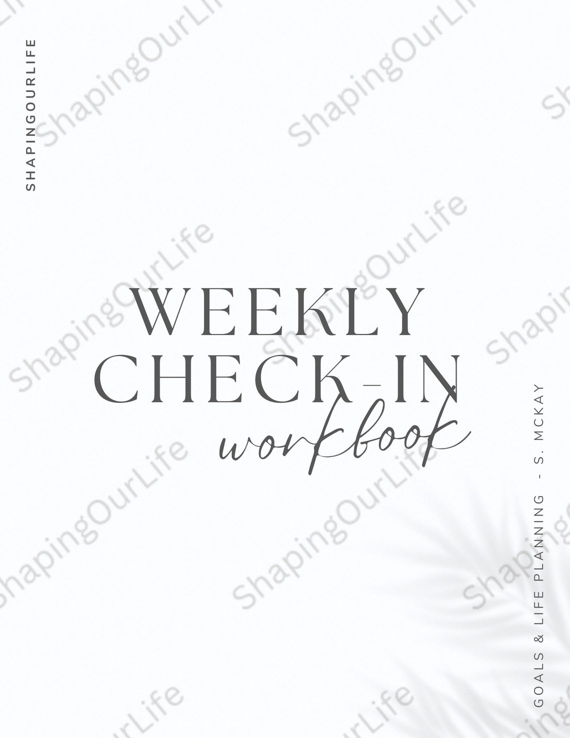 Weekly Check-in - Couple's Meeting Workbook Printable - Etsy