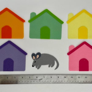 Little Mouse Hide and Seek Game - Felt Story, Flannel Board, Storytime ...