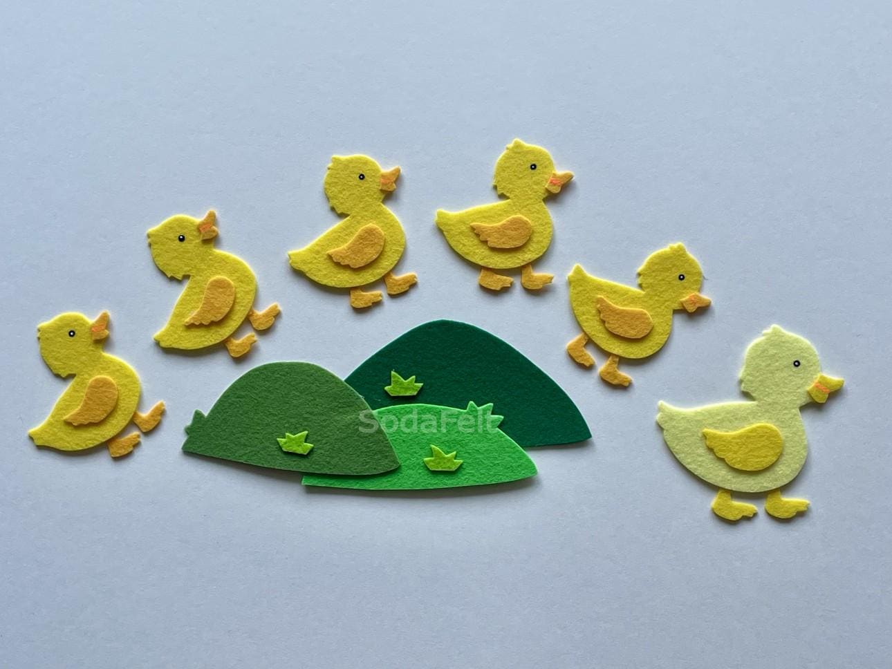 Five Little Ducks: Felt Story, Flannel Board, Storytime, Circle Time ...