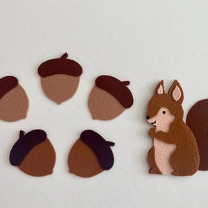 Five Little Acorns - Felt Story, Flannel Board, Storytime, Circle Time ...