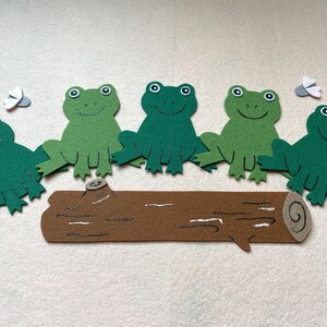 Five Speckled Frogs Felt Story Set: Flannel Board, Story Time - Etsy Canada