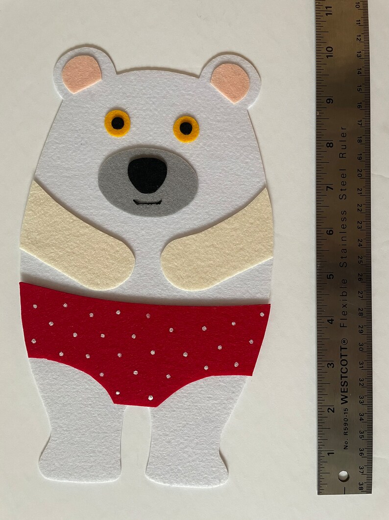Polar Bear's Underwear Felt Story, Flannel Board, Storytime, Circle ...