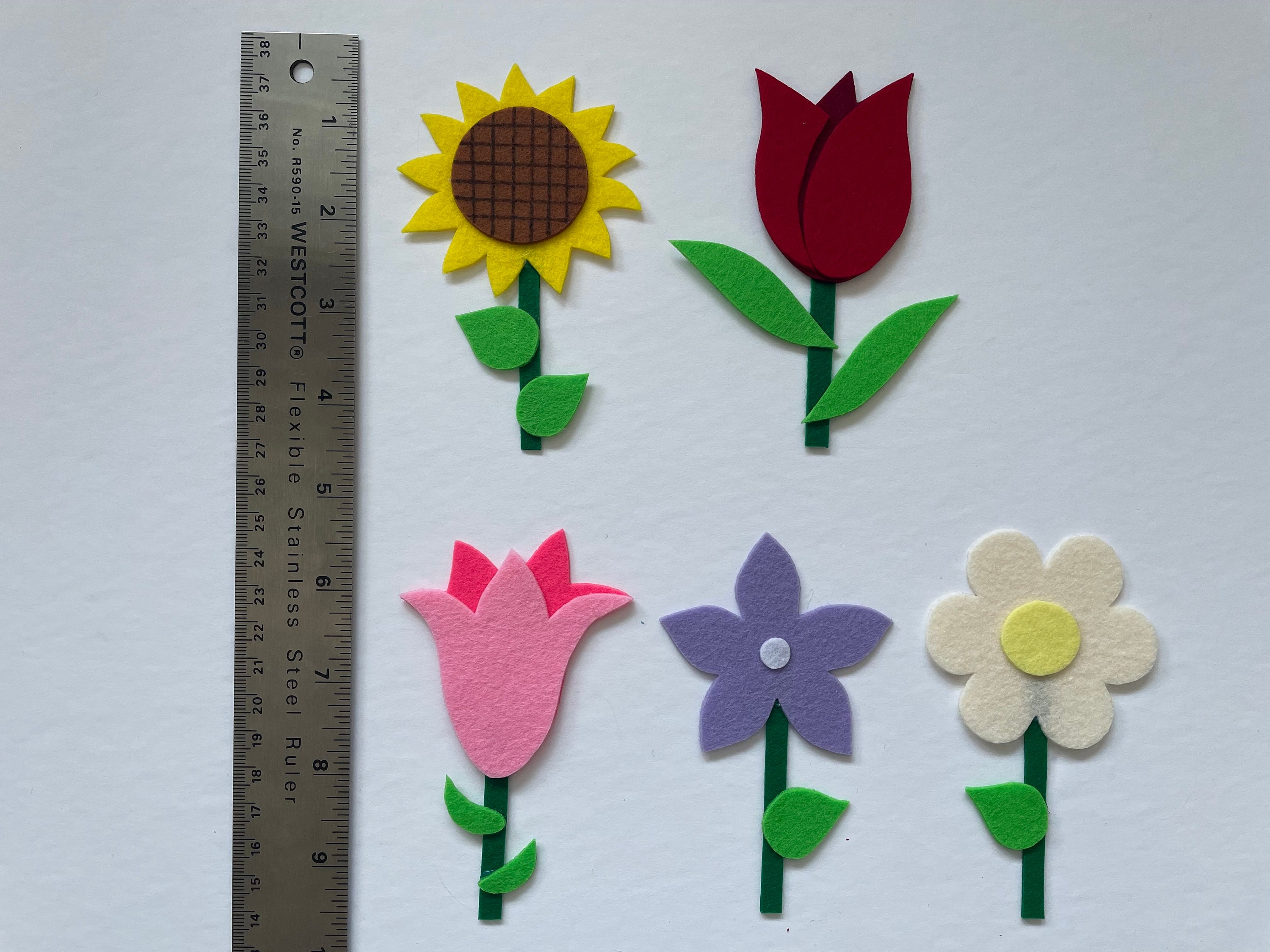 Five Little Flowers - Felt Story, Flannel Board, Storytime, Circle Time ...