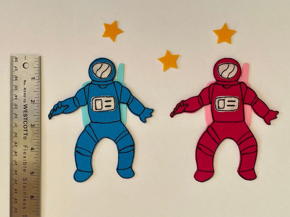 Five Little Astronauts - Felt Story, Flannel Board, Story Time, Circle ...
