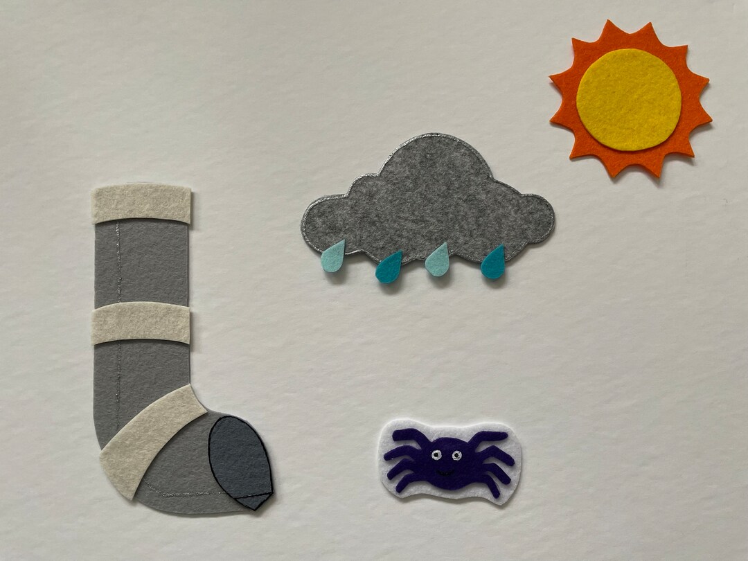 Itsy Bitsy Spider Felt Story Set: Preschool Circle Time - Etsy Australia