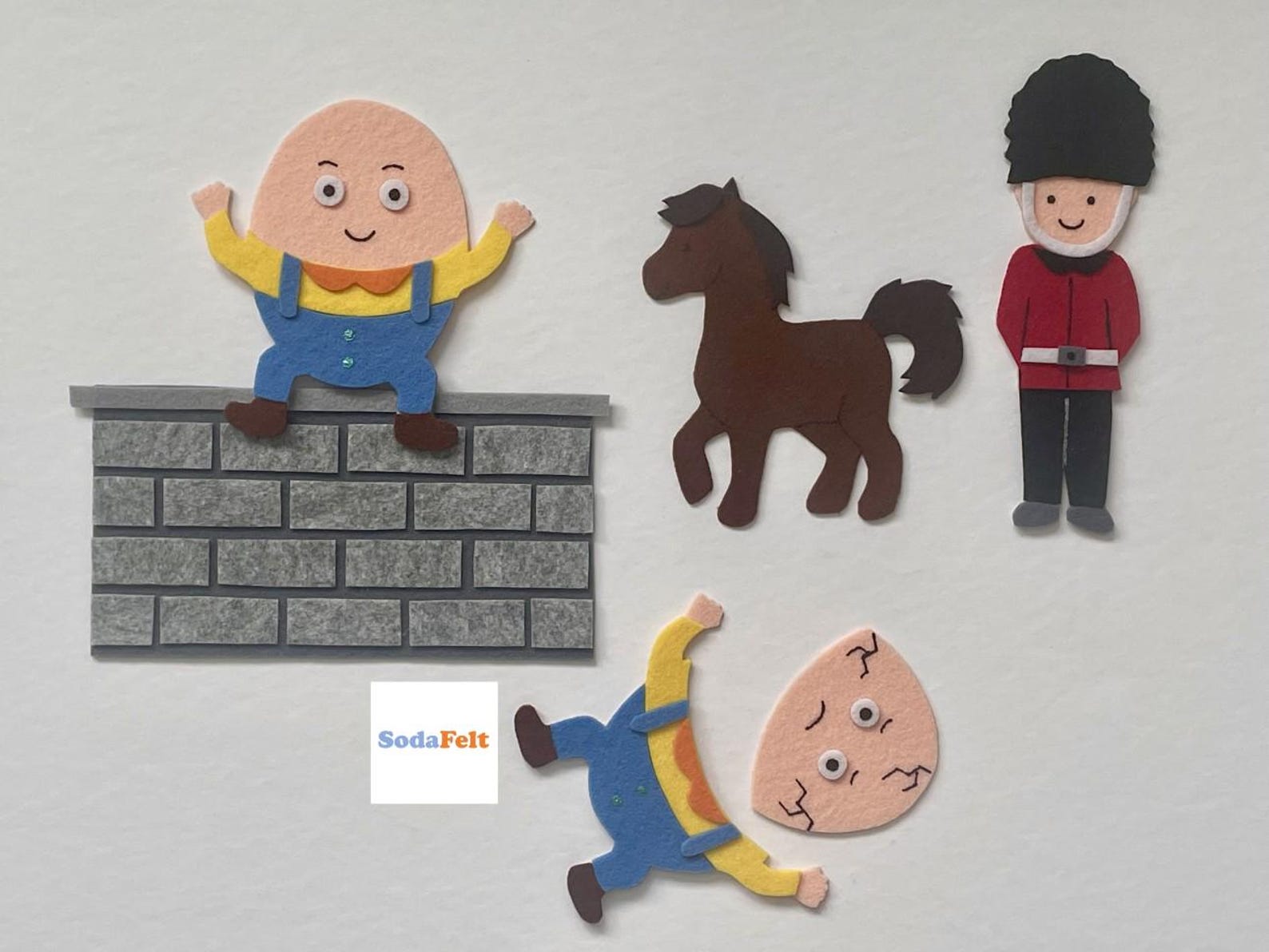 Humpty Dumpty - Felt Story, Flannel Board, Storytime, Circle Time, Ece ...