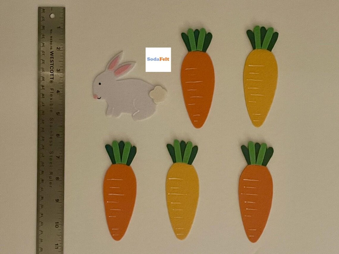 Five Little Carrots - Felt Story, Flannel Board, Storytime, Circle Time ...