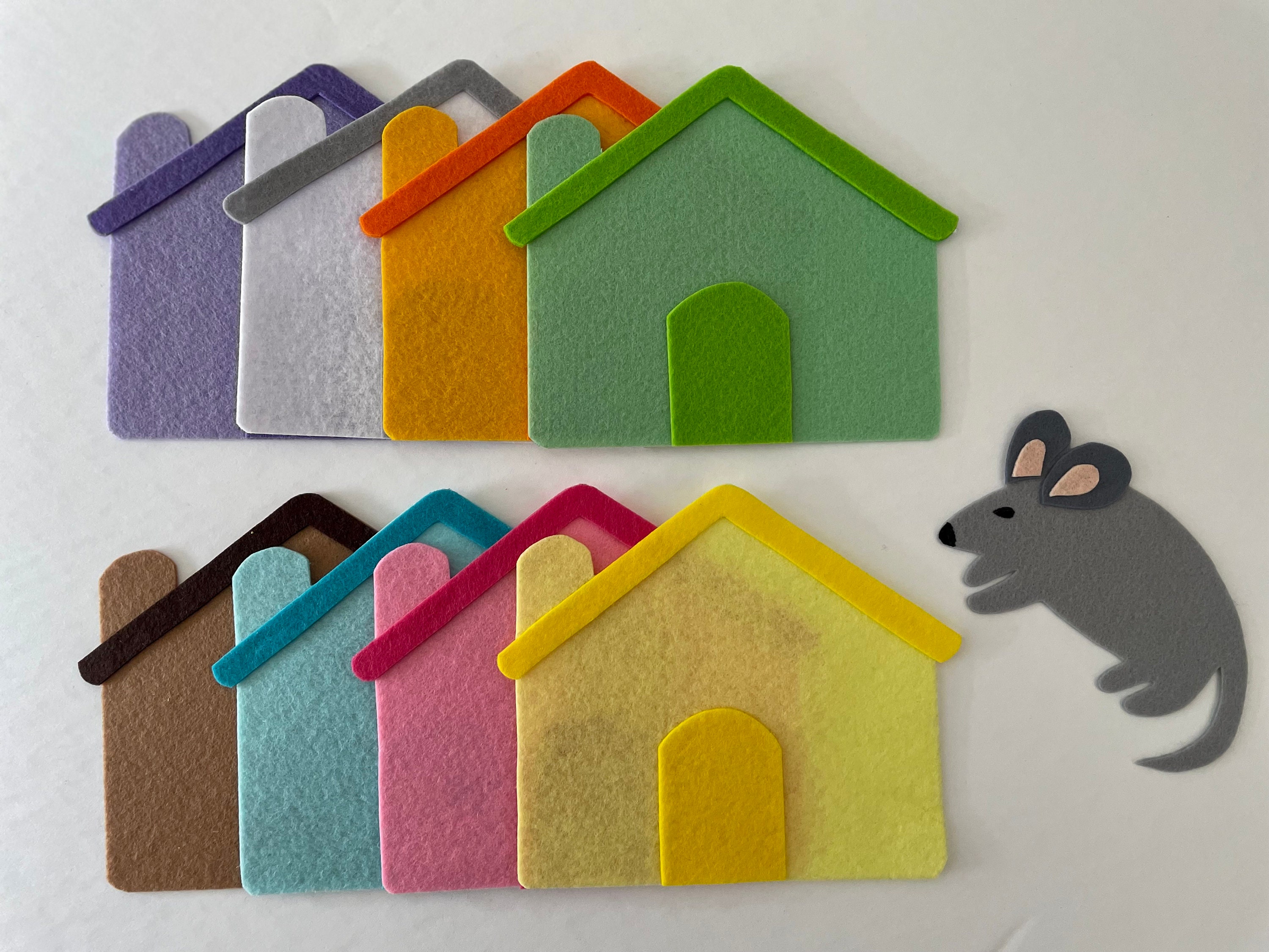 Little Mouse Hide and Seek Game - Felt Story, Flannel Board, Storytime ...