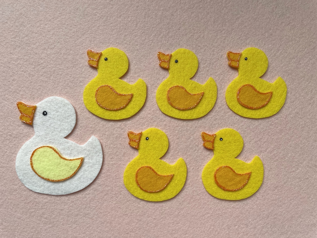 Five Little Ducks: Felt Story, Flannel Board, Storytime, Circle Time ...