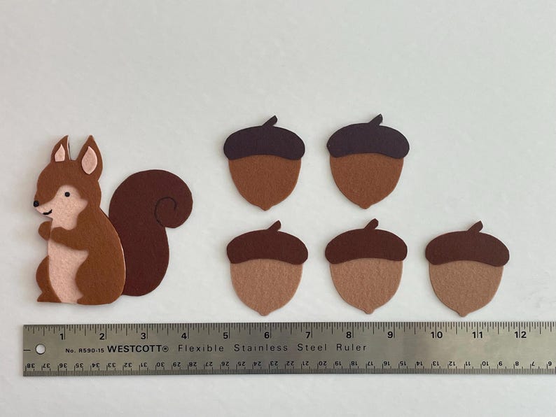Five Little Acorns - Felt Story, Flannel Board, Storytime, Circle Time ...