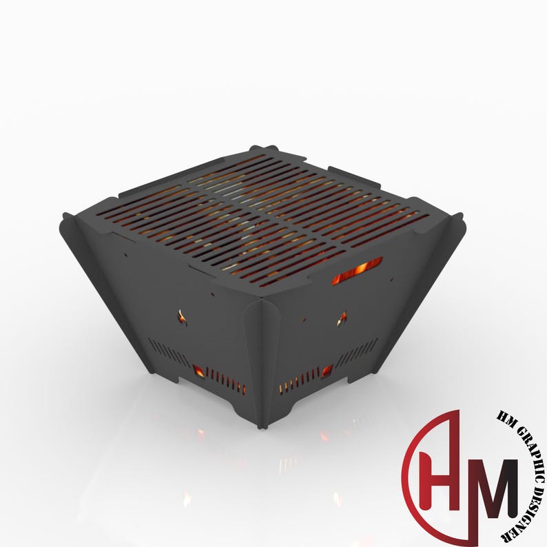 Square Fire Pit DXF Files – CNC / Laser / Plasma Cut Ready - Etsy