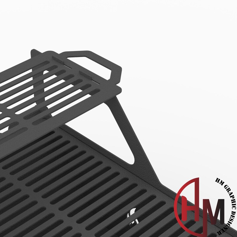 Foldable BBQ Grill Fire Pit DXF | CNC Laser Plasma Cut - Etsy