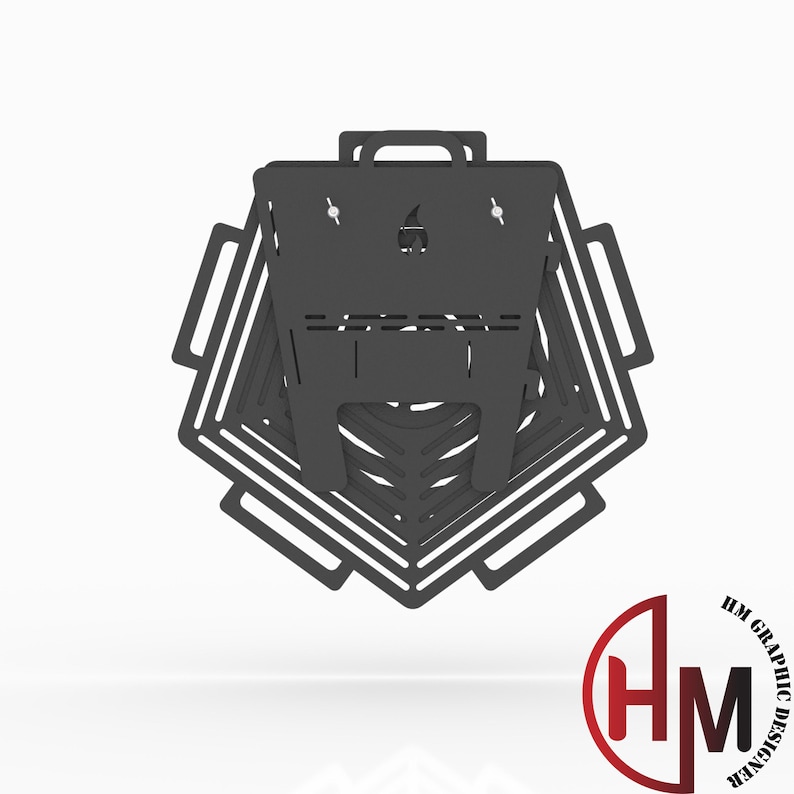 Pentagonal Fire Pit DXF File – CNC / Laser / Plasma Cut Ready - Etsy
