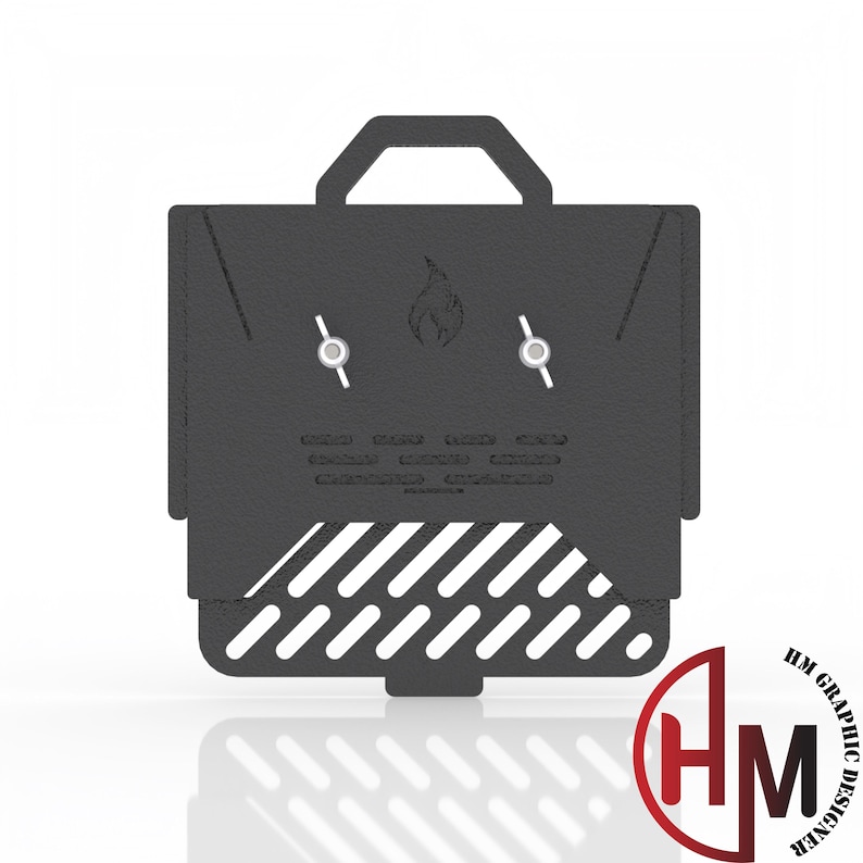 Collapsible Fire Pit BBQ Grill DXF Files for CNC Plasma Laser Cutting ...