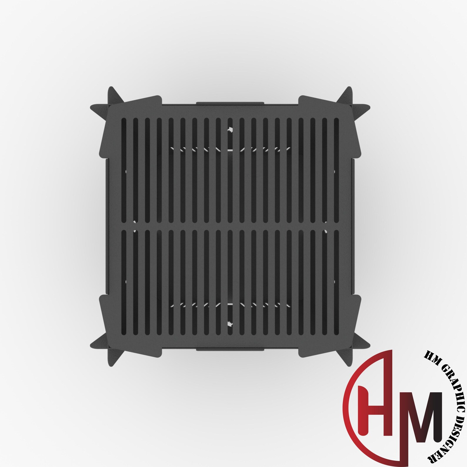 Square Fire Pit Dxf, BBQ, Barbecue Plasma Files, Grill Fire Pit, CNC ...