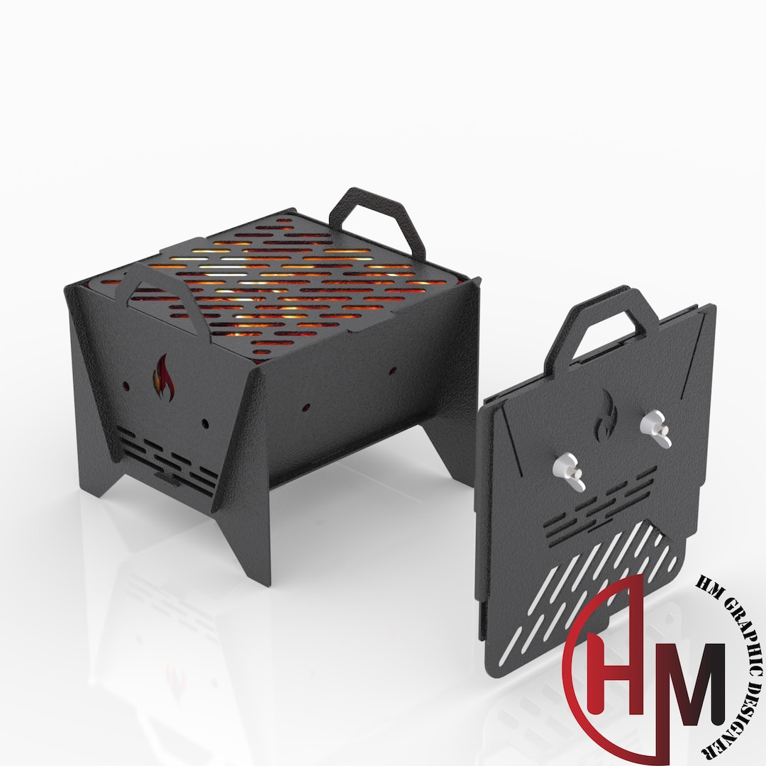 Collapsible Fire Pit DXF File – CNC Laser Plasma Cut Ready - Etsy