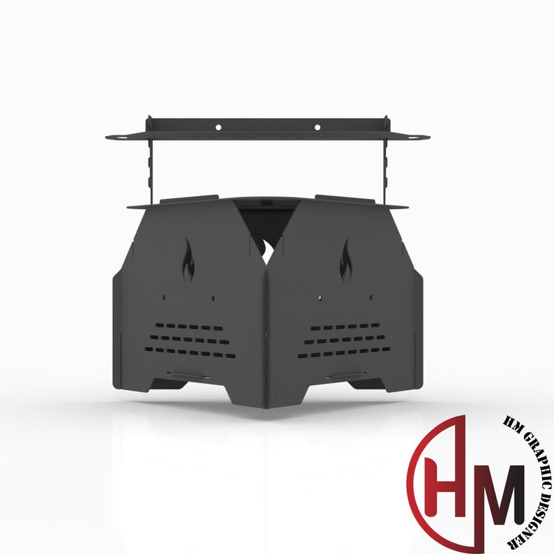 Triangle Fire Pit File ,BBQ, Barbecue Dxf Files for Plasma, Grill Fire ...