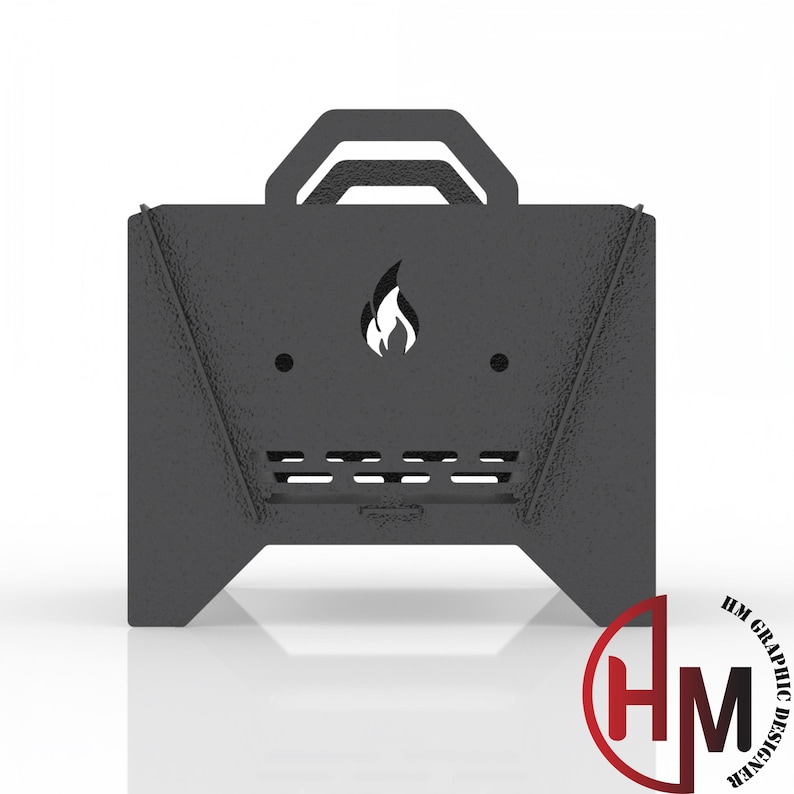 Collapsible Fire Pit DXF File – CNC Laser Plasma Cut Ready - Etsy