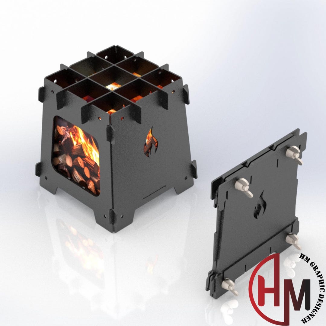 Wood Stove Dxf File ,camping Dxf Files,dxf Files for Plasma,hiking Dxf ...