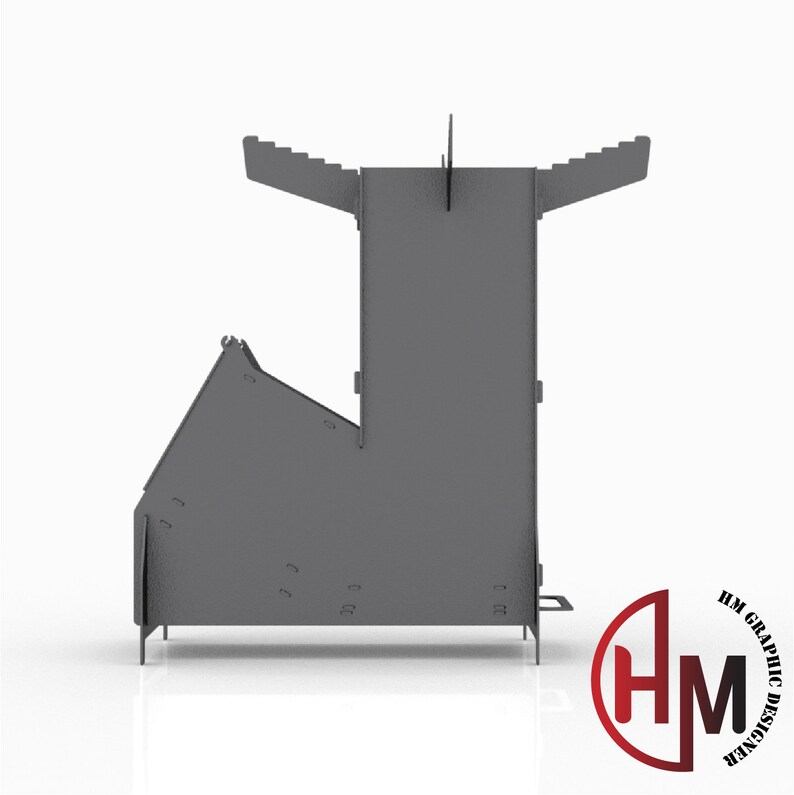 Rocket Stove File ,bbq Barbecue Dxf Files for Plasma, Grill Fire Pit ...