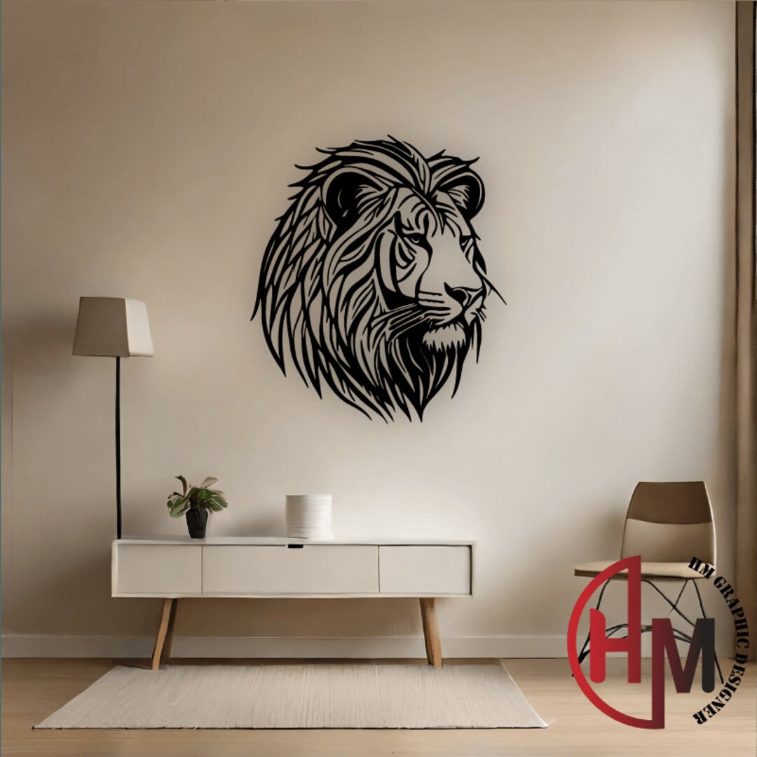 Lion Dxf,lion,svg,dxf,png,files - Etsy
