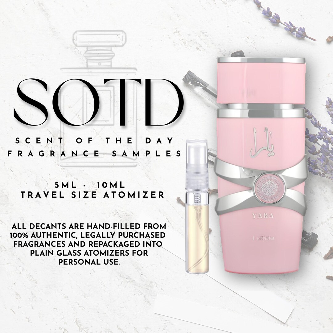 Yara - Lattafa - 5ml / 10ml Sample | Travel Size | Tester - Etsy