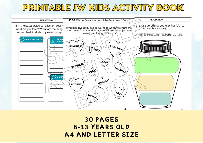 JW Kids Activity Book: Circuit Assembly 2024-2025 (digital Download) - Etsy
