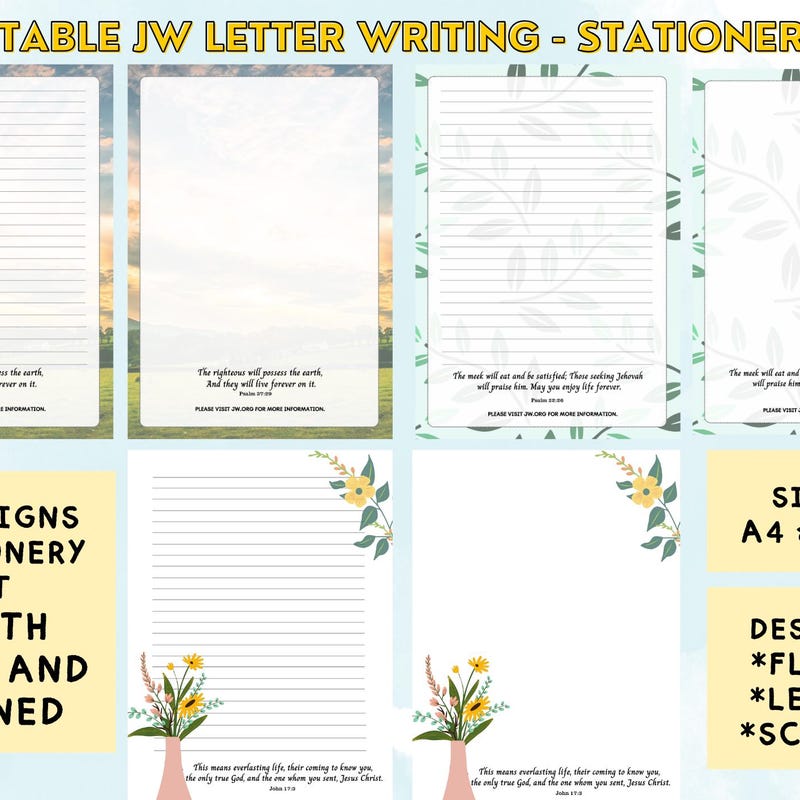Jw Letter Writing - Etsy