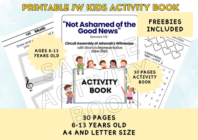 JW Kids Activity Book: Circuit Assembly 2024-2025 (digital Download) - Etsy