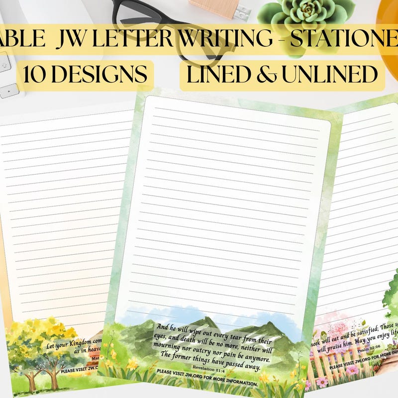 Jw Letter Writing - Etsy