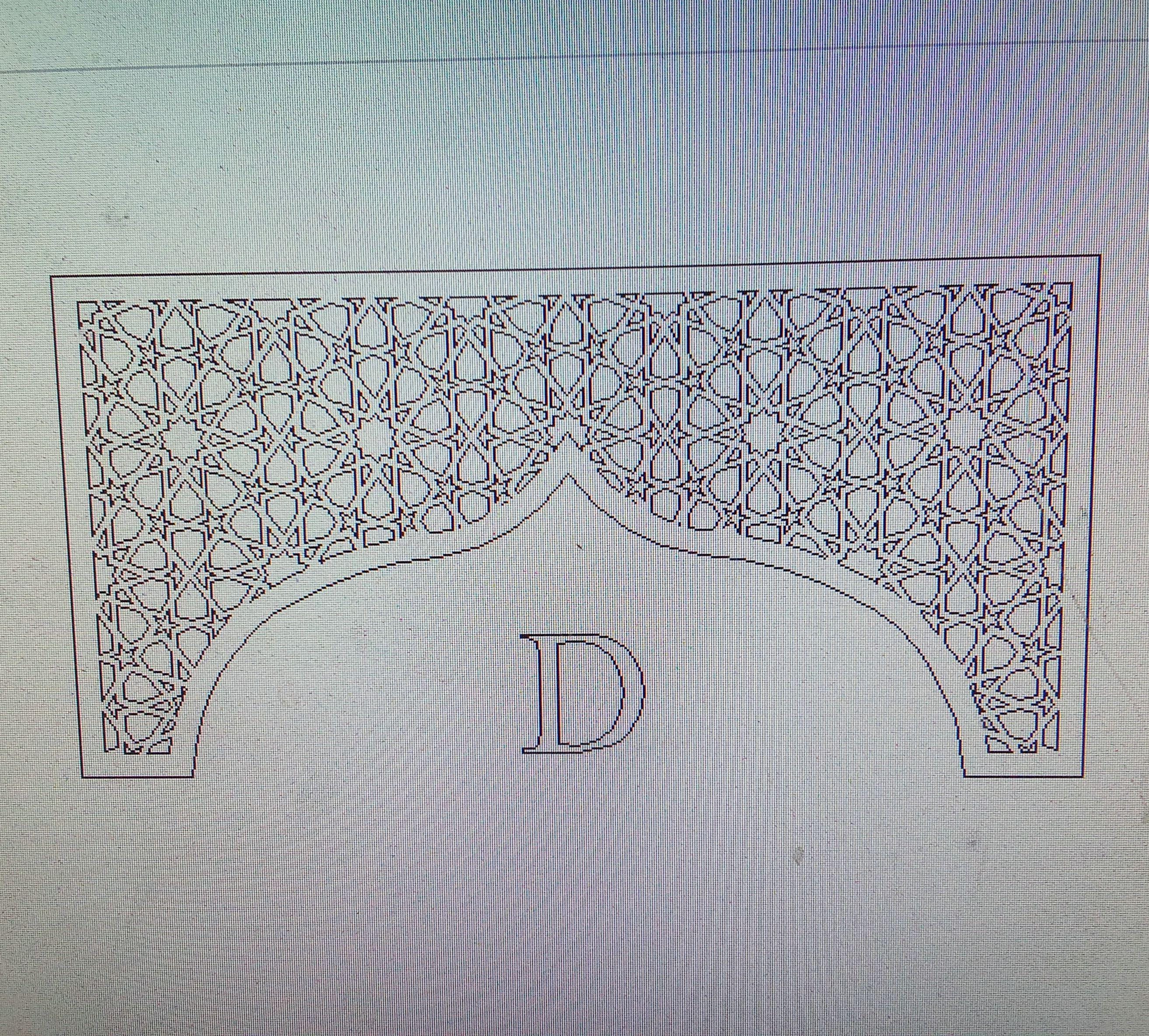 Wood Design Home,moroccan Arch, Geometric Wood Wall Art Set, Arabesque ...