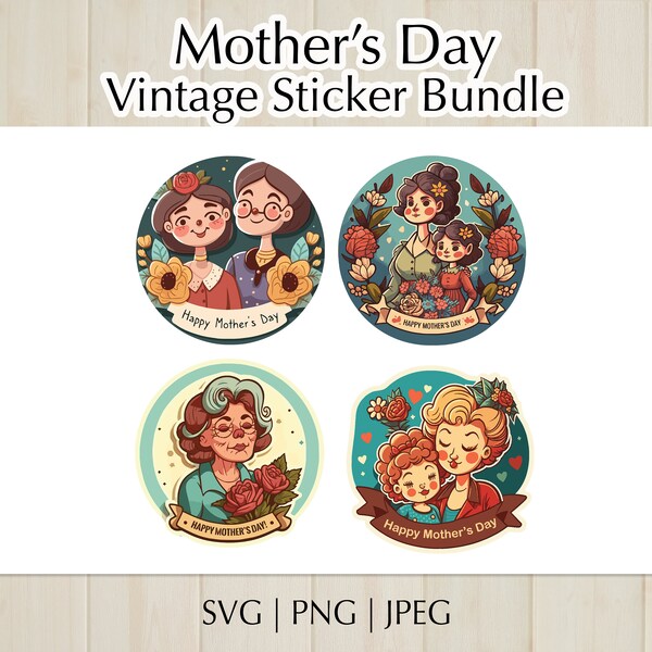 Mother Daughter Sticker - Etsy