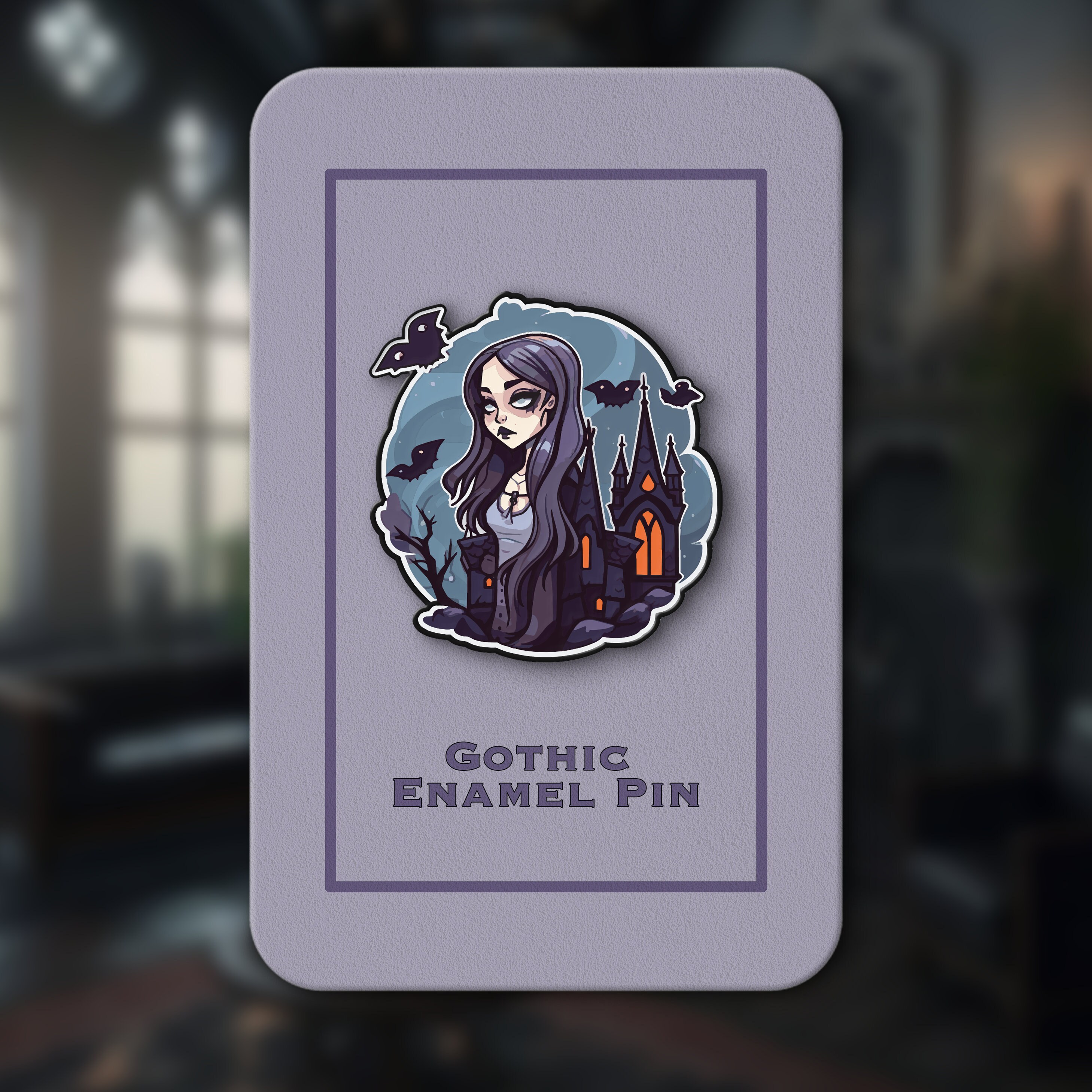 Gothic Girl SVG Sticker Bundle Set of 4 Dark and Mysterious Designs SVG ...