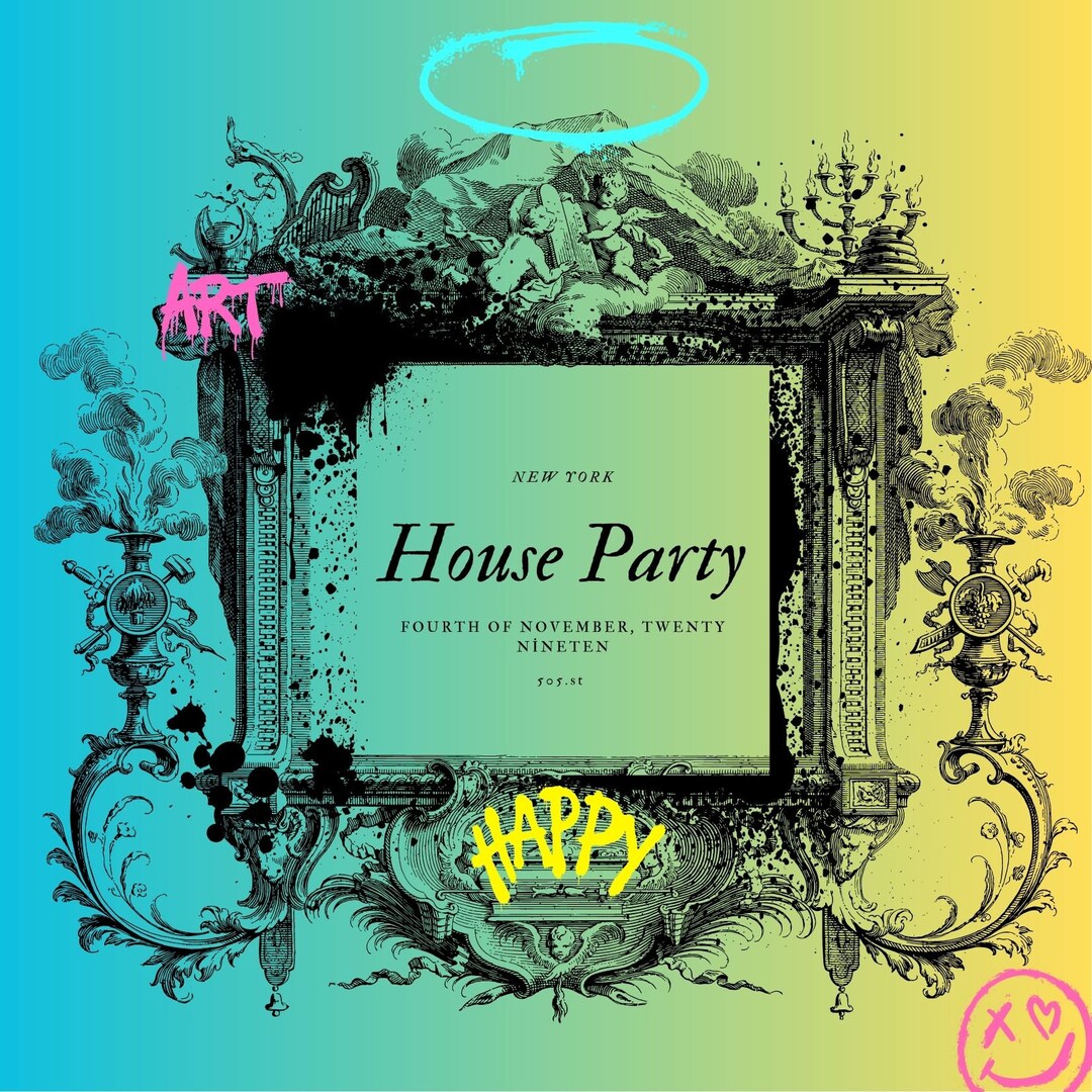 House Party Card - Etsy
