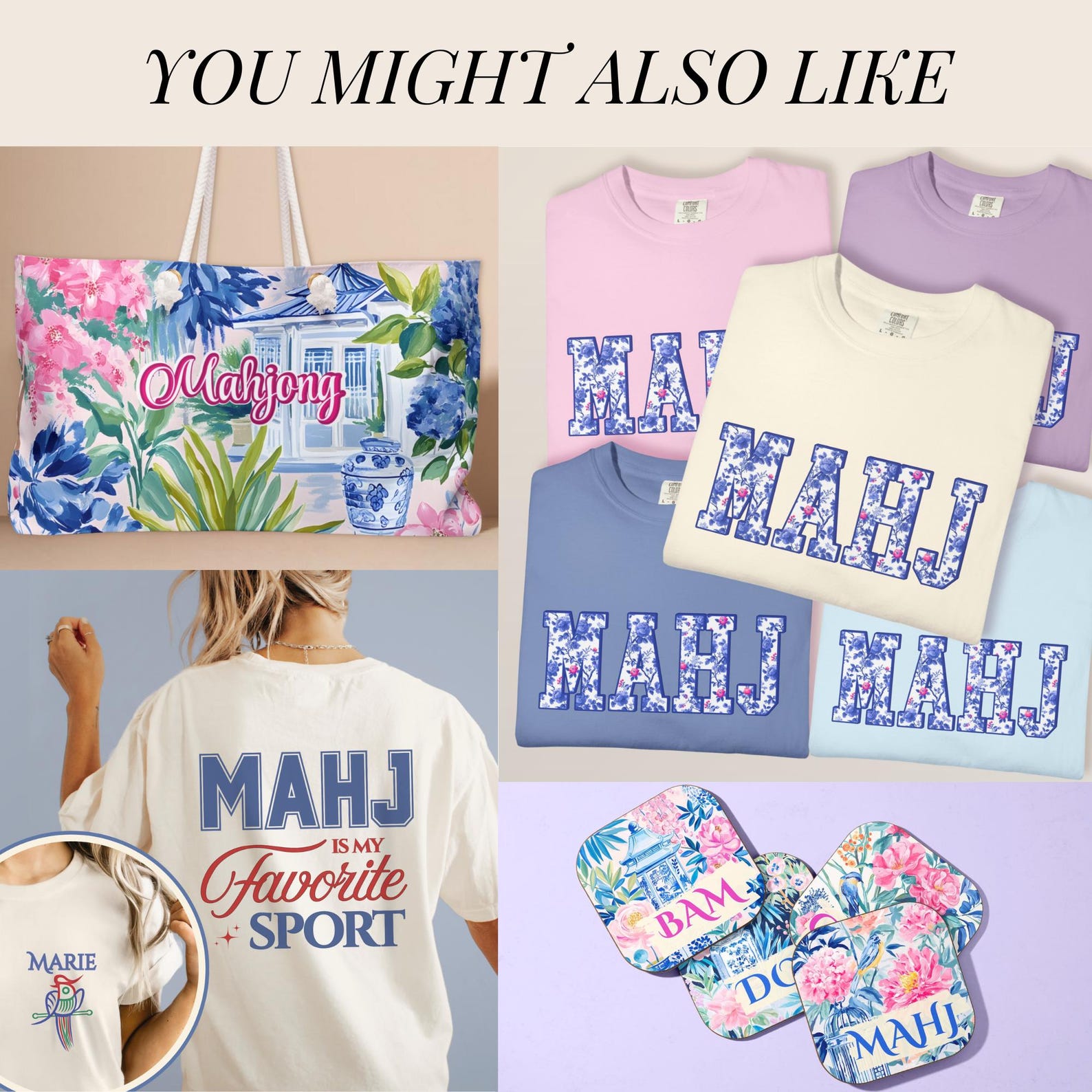 Custom Mahjong Tshirt Tournament Mahjong Club Shirt Name Tee Social ...