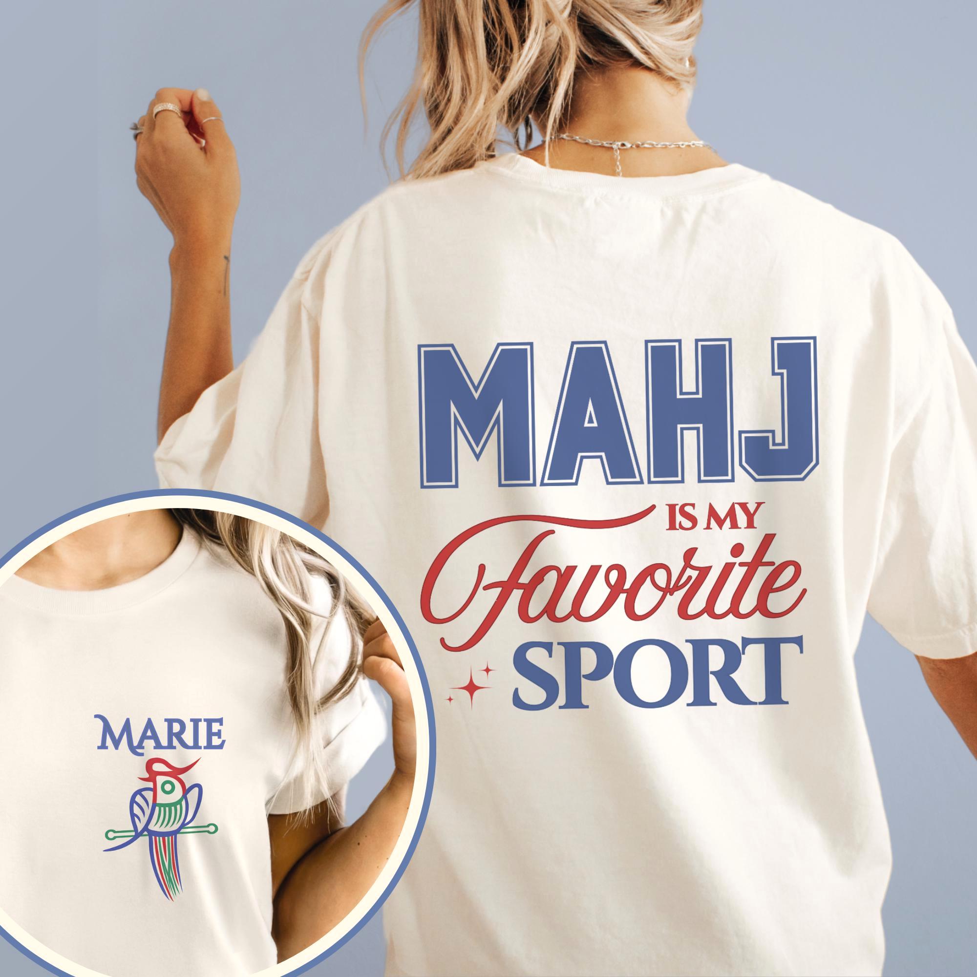 Custom Mahjong Tshirt Tournament Mahjong Club Shirt Name Tee Social ...