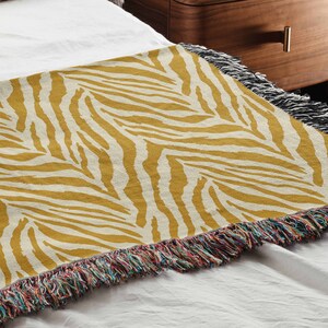 Zebra Print Throw Blanket Couch Animal Print Blanket Gift for New Home ...