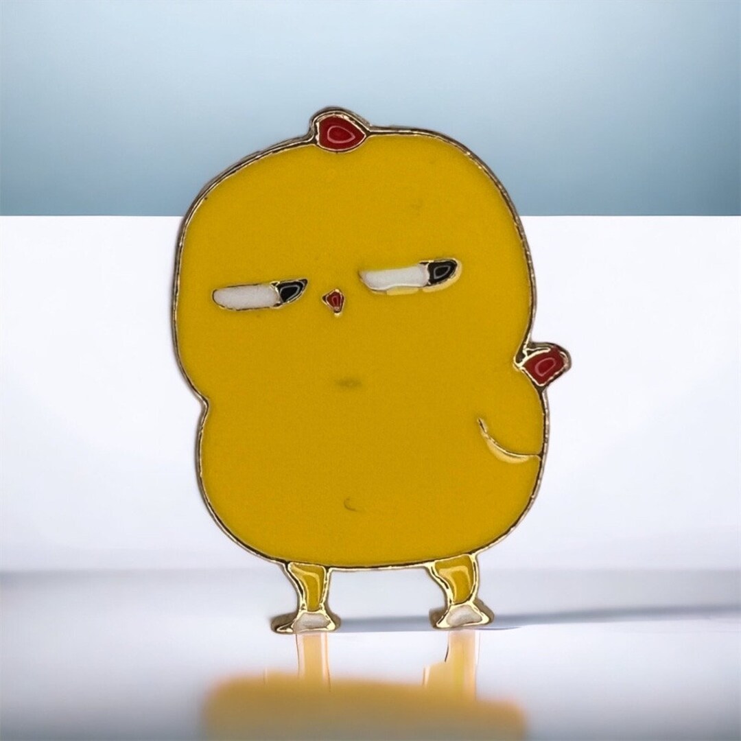 Suspicious Chicken Pin - Cluck and Mischief: Unisex, Women's, Men's ...