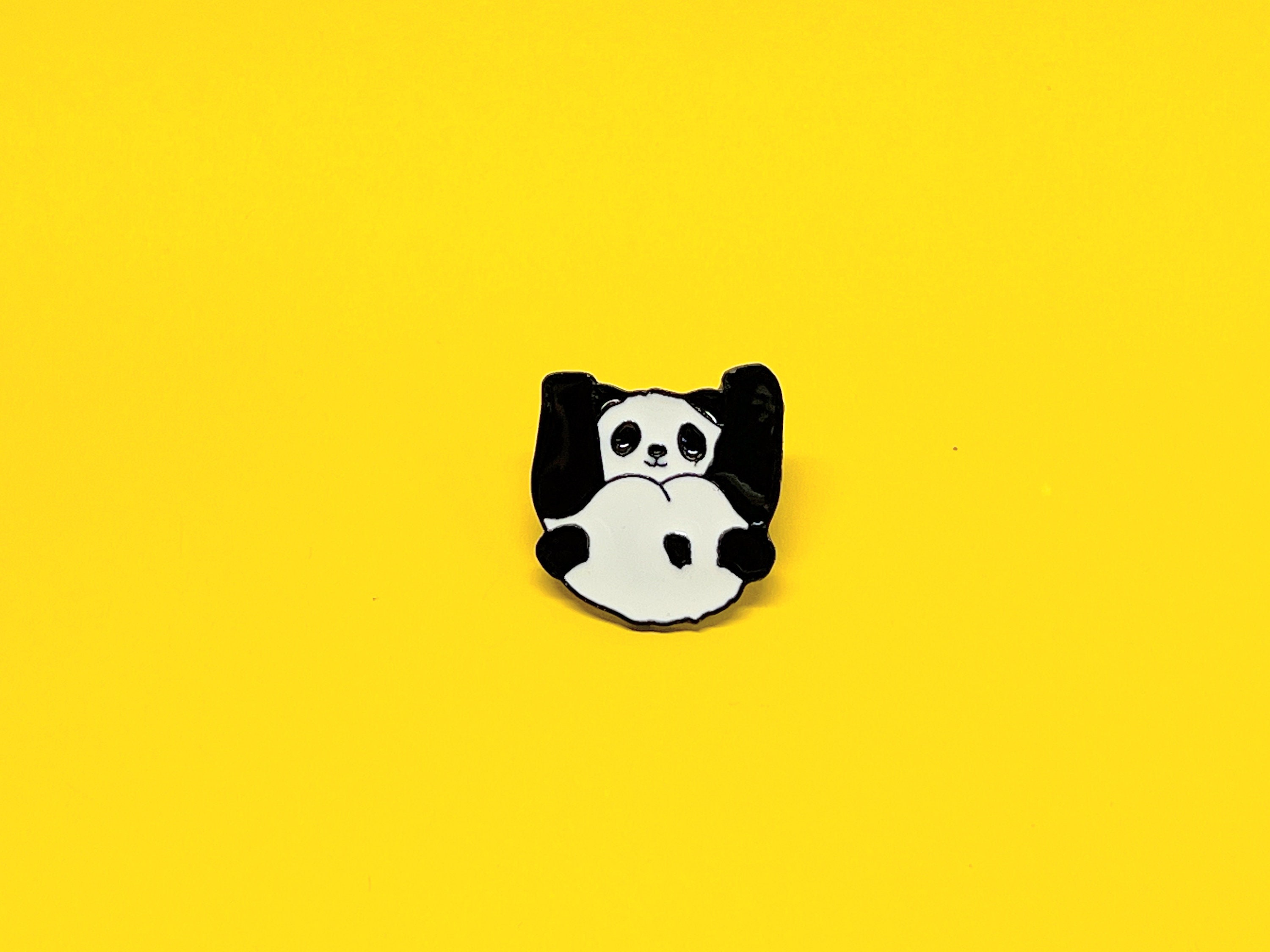 Playful Bending Panda Pin - Unisex, Women's, Men's, Children's - Etsy