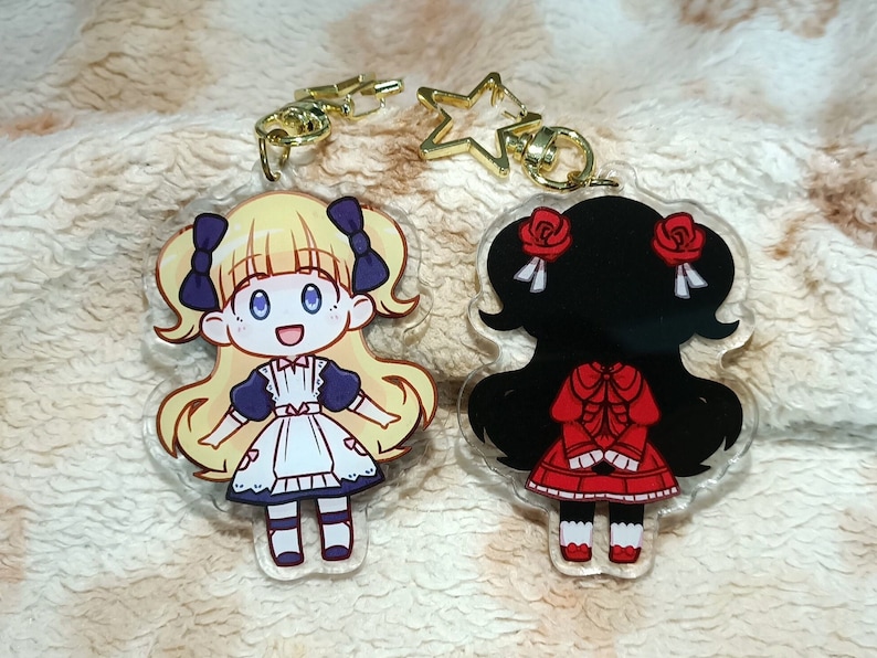 Shadows House Double-sided Keychains Emilico/kate, Lou/louise, Rum ...