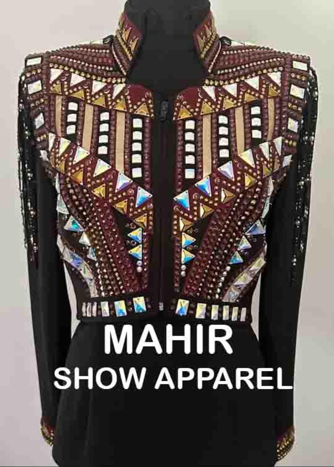 Bolero With Shirt Western Custom Rodeo Queen Bolero, Showmanship ...