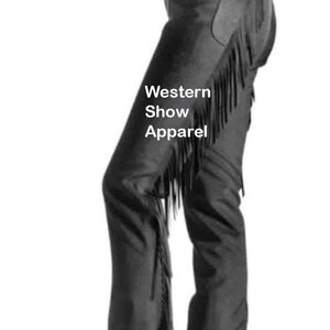 Simplicity Suede Chap Fringed Chap Custom Made Chap Hand Made Chap ...