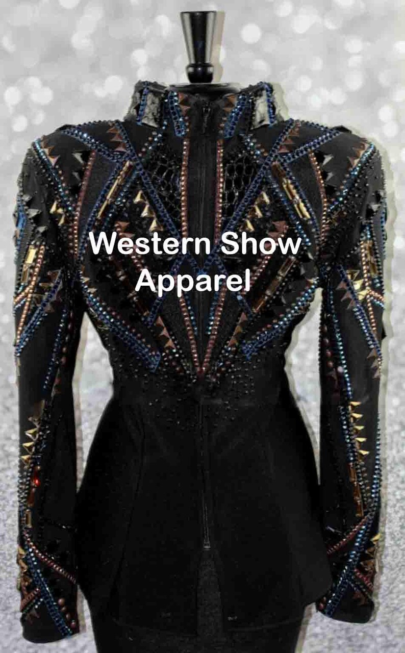 Western Showmanship Jacket, Horsemanship Jacket, Western Pleasure ...